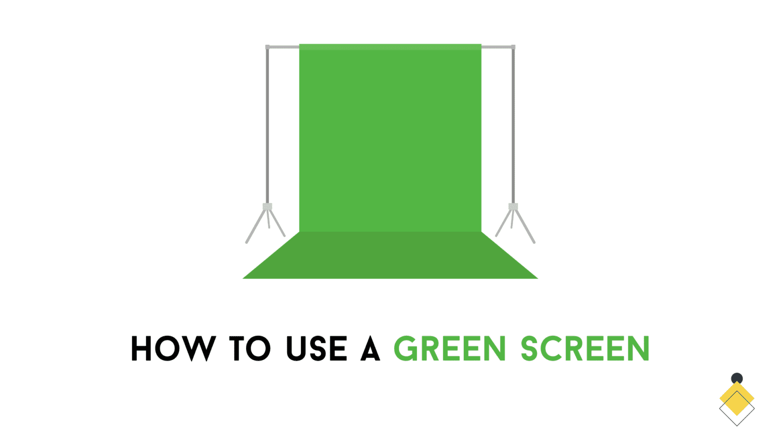 How to Use a Green Screen for Video Production - Artistic Hive